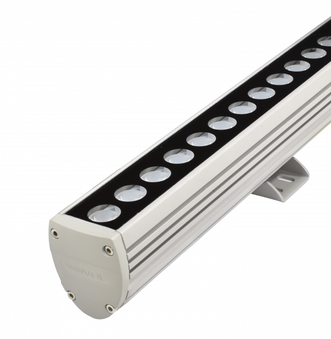 Full Color Recessed Linear Wall Washer With Aluminium Housing