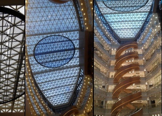 Full Color P25*50E Louver LED Transparent Screen 346 2R2G2B DIP