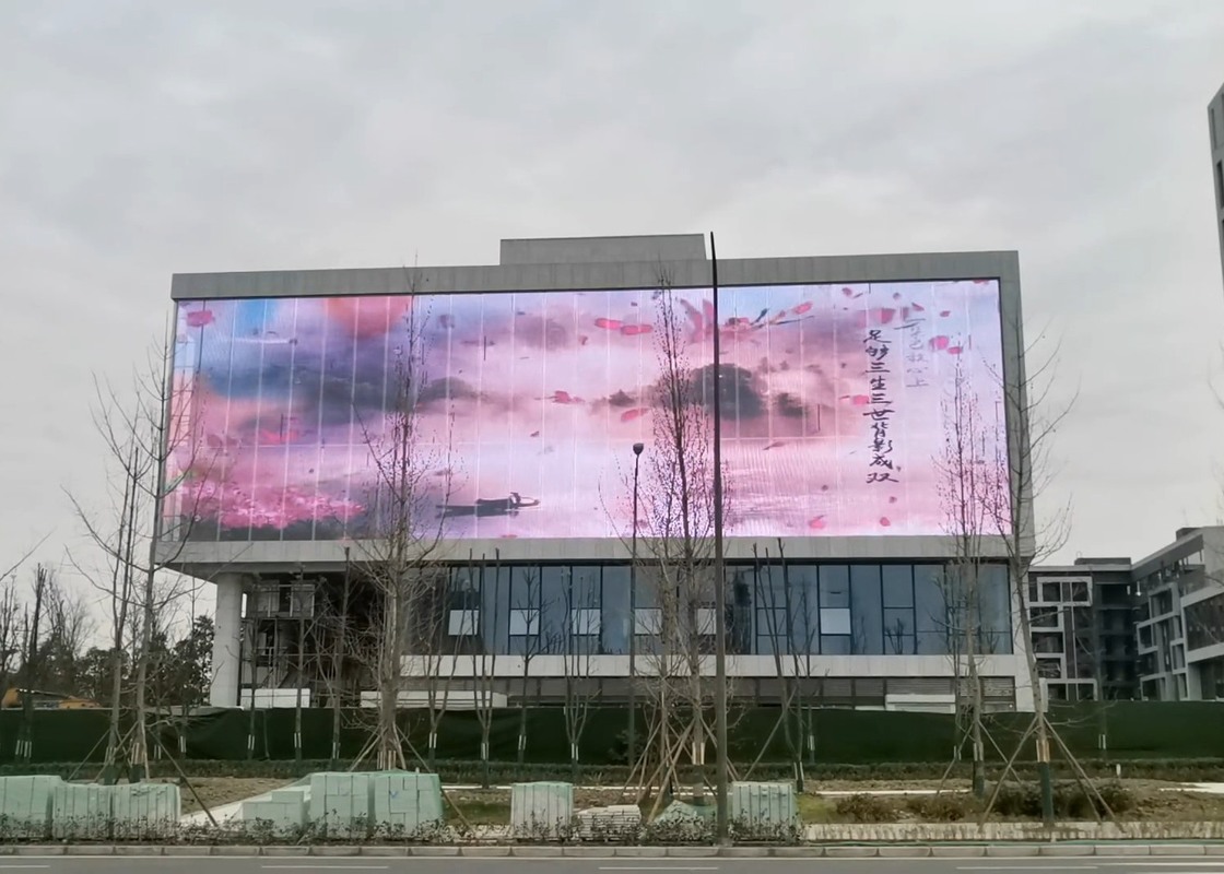 LED See-through Display/LED transparent display screen/Window glass ...