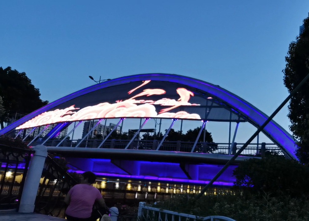 P31.25 High Brightness Transparent LED Display For Glass Wall ...