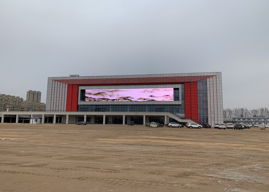 P31.25 Waterproof Transparent Grid LED Display Mesh LED grid Screen for ...