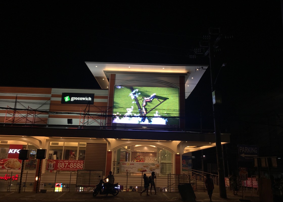 Outdoor LED Transparent P25 Screen For Window Display See Through LED ...